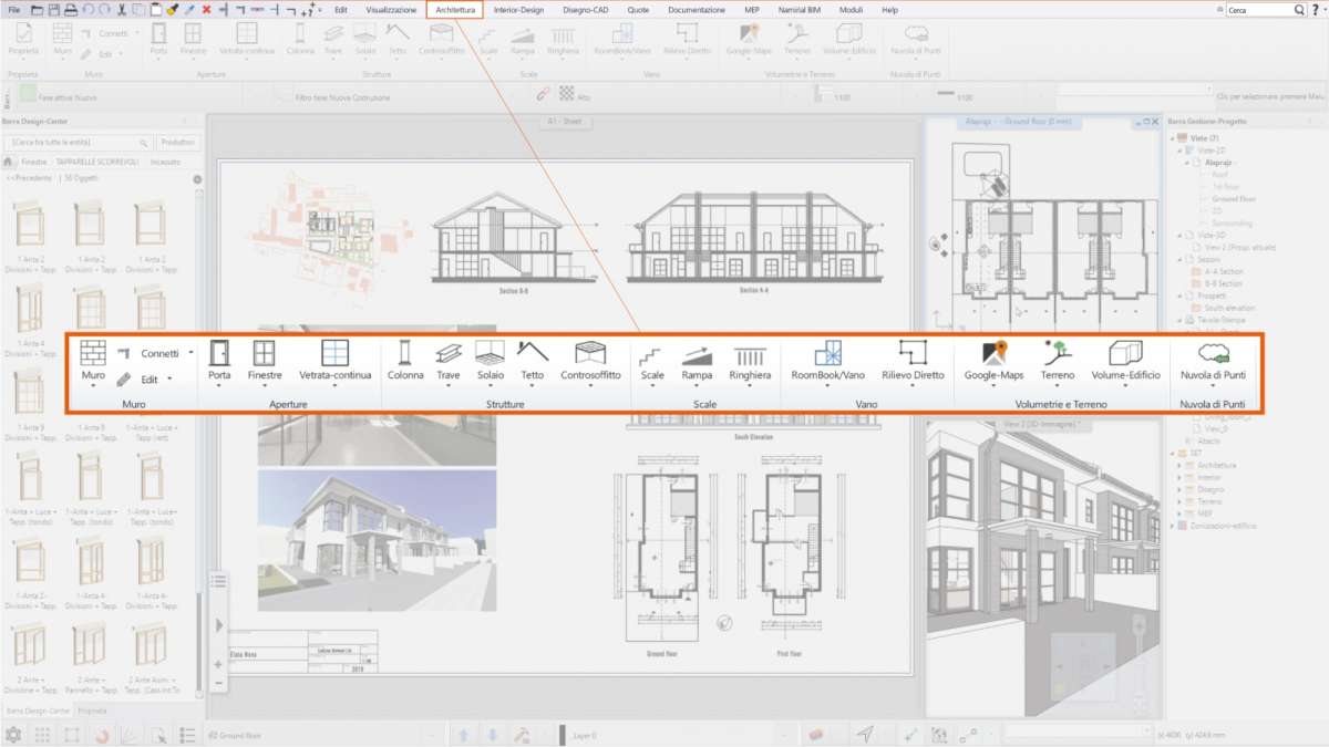 Software di Progettazione Architettonica BIM - Cadline