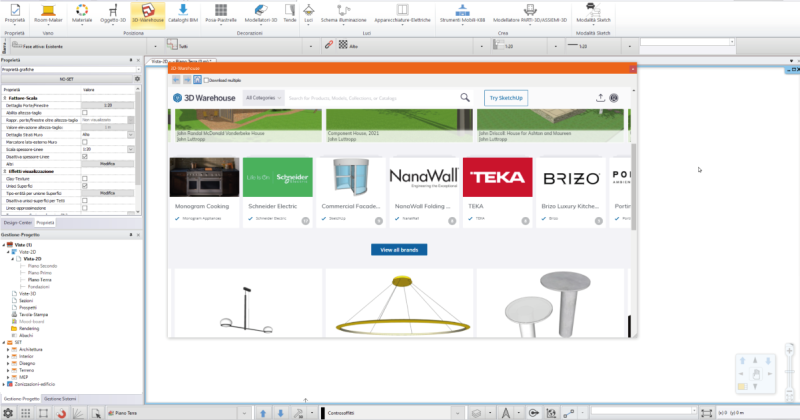Compatibilità versioni file SketchUp 3D Warehouse - Cadline Software
