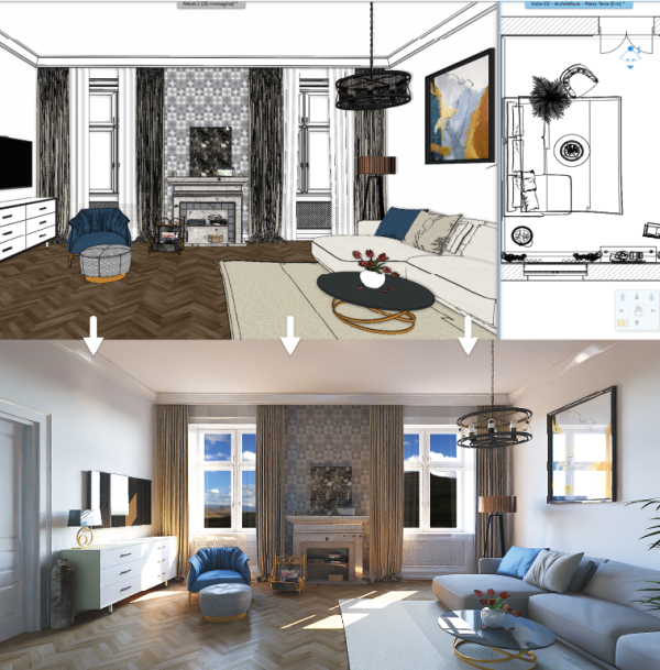 Prova ARCHLine.XP render - Cadline Software